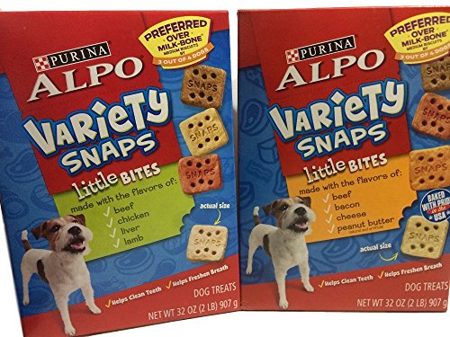 Alpo Variety Snaps Little Bites Beef, Bacon, Cheese, Lamb, Chicken, Li ...
