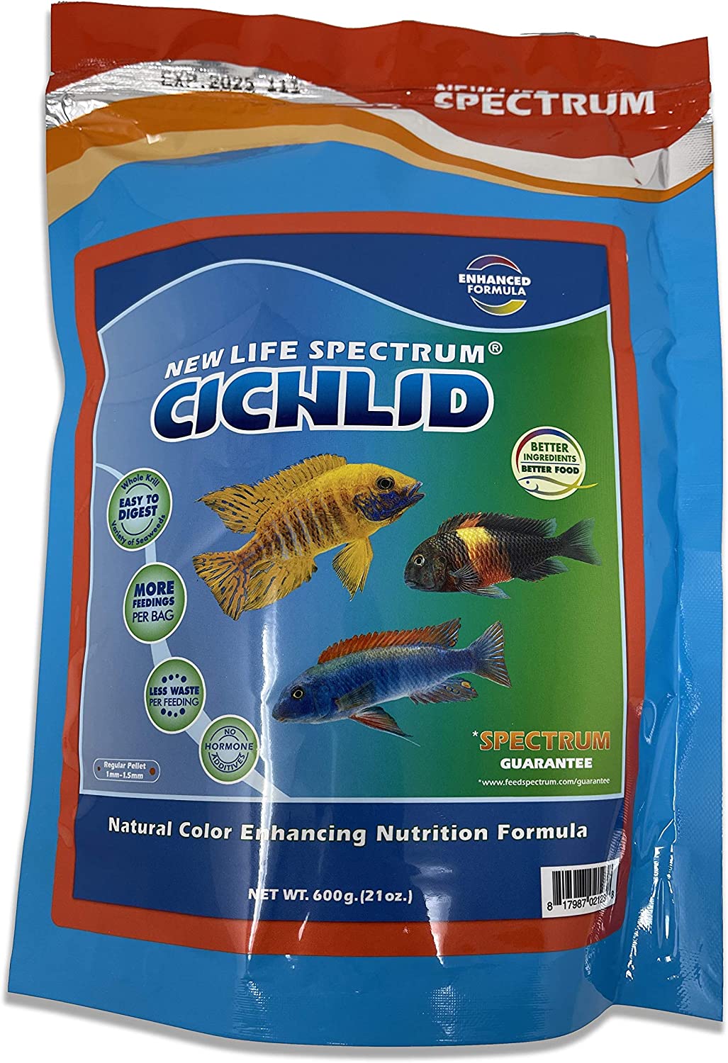 New Life Spectrum Cichlid Fish Food Pellets — iPetsPro